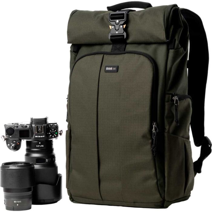 Think Tank FocusPoint 30L RollTop -kamerareppu, Greenway (tummanvihreä ...