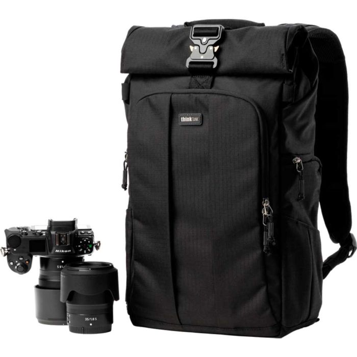 Think Tank FocusPoint 22L RollTop -kamerareppu, Asphalt Black (musta ...